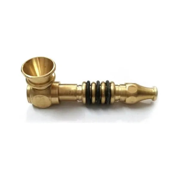 Brass Tobacco Pipe 7.8cm - Sydney Bong Supply – Sydney Hemp Co